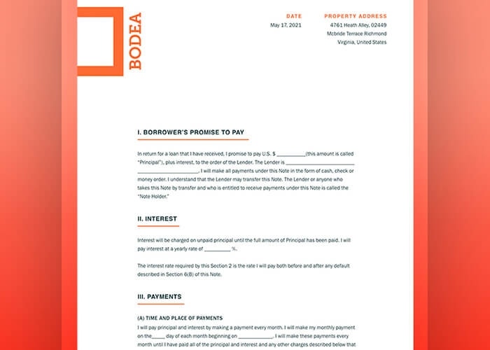 What is a mortgage note | Adobe Acrobat