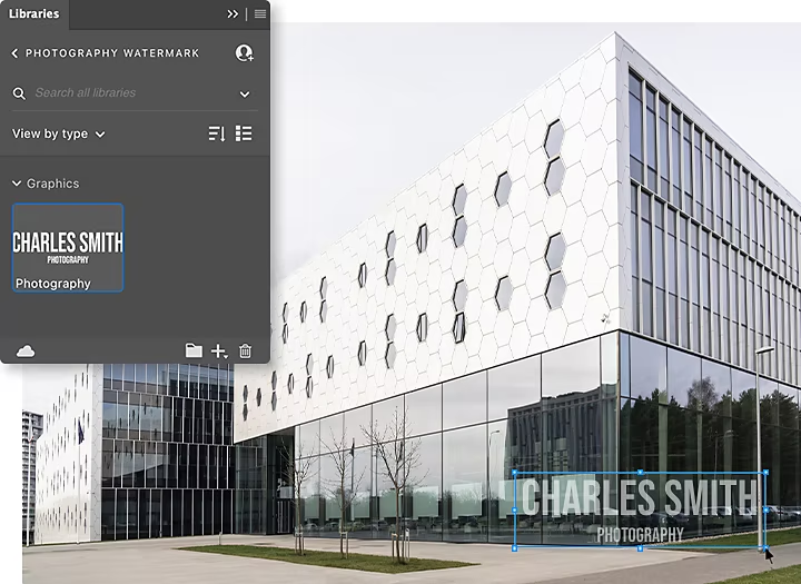 How to create a watermark design in Photoshop - Adobe