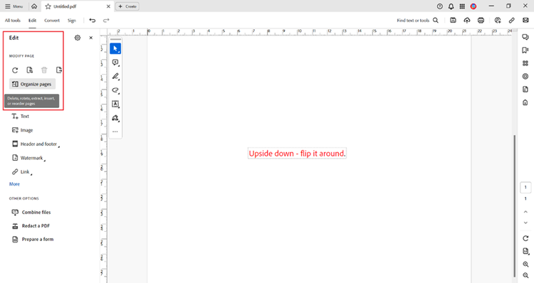 Flip it around — how to mirror and rotate PDF pages. | Adobe Acrobat