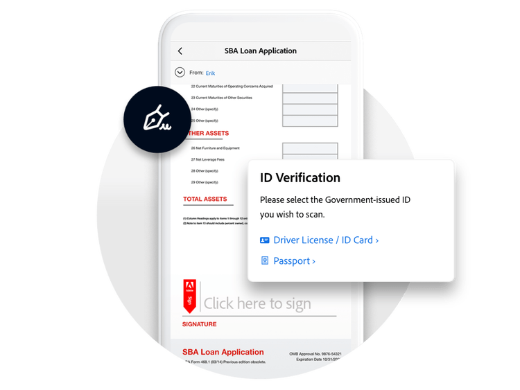 Autenticação de identidade para assinaturas eletrônicas | Acrobat Sign