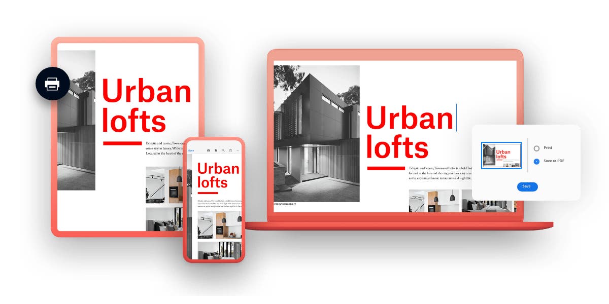 Imprimir em arquivo PDF | Adobe Acrobat