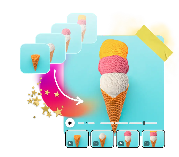 Conversor online gratuito de imagem para GIF | Adobe Express