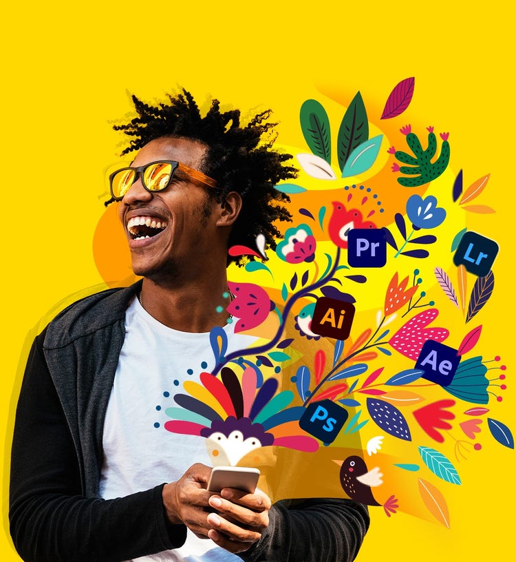 Cupons, promoções, ofertas especiais e descontos oficiais da Adobe