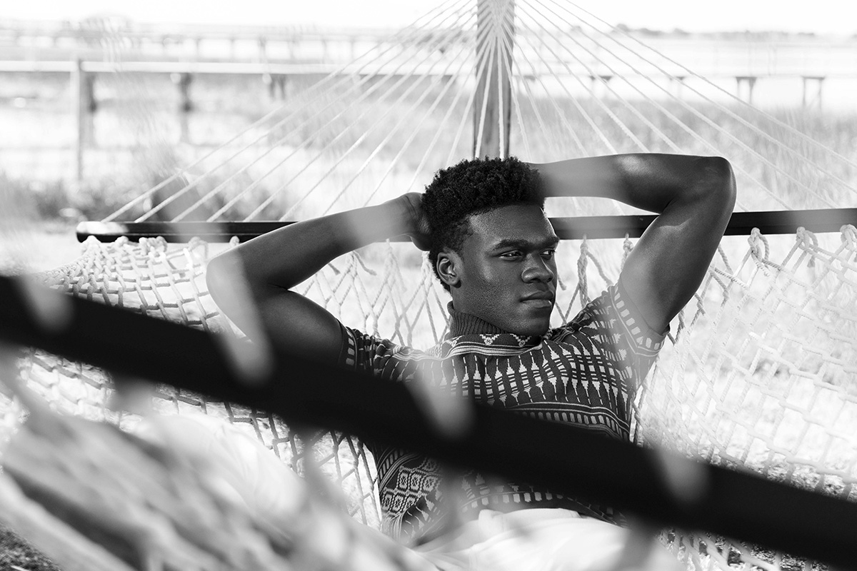 Black And White Model Headshots