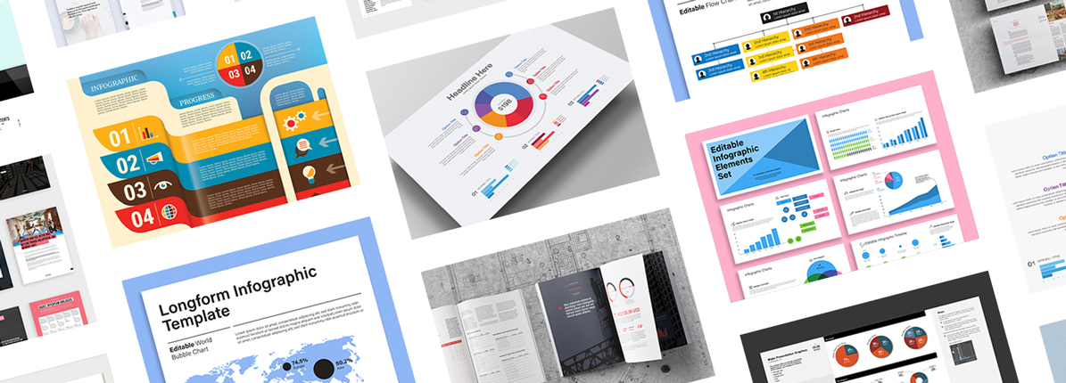 Chart design templates | Illustrator, InDesign | Adobe