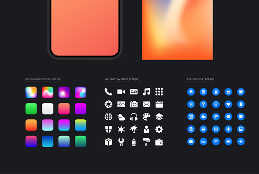 Icon design templates | Illustrator, Photoshop | Adobe