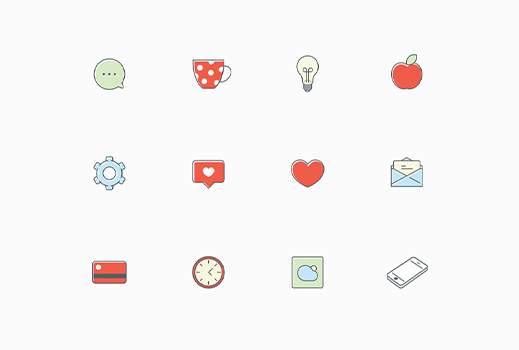 Icon design templates | Illustrator, Photoshop | Adobe