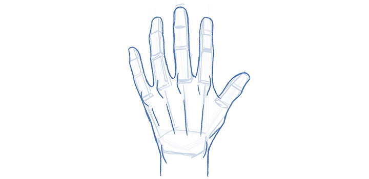 How to draw hands