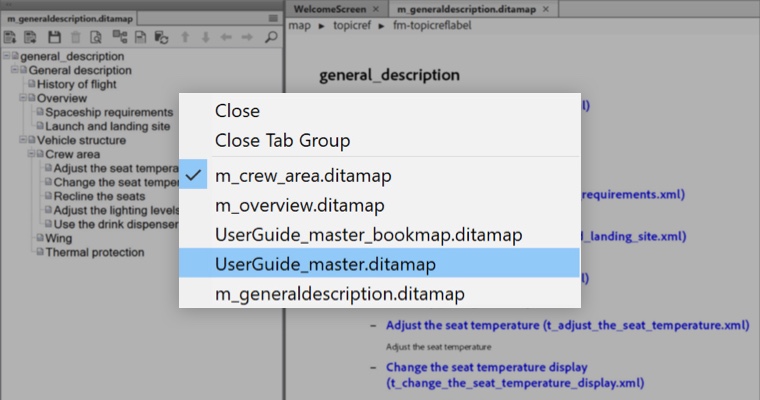 Adobe FrameMaker - XML/DITA Editor