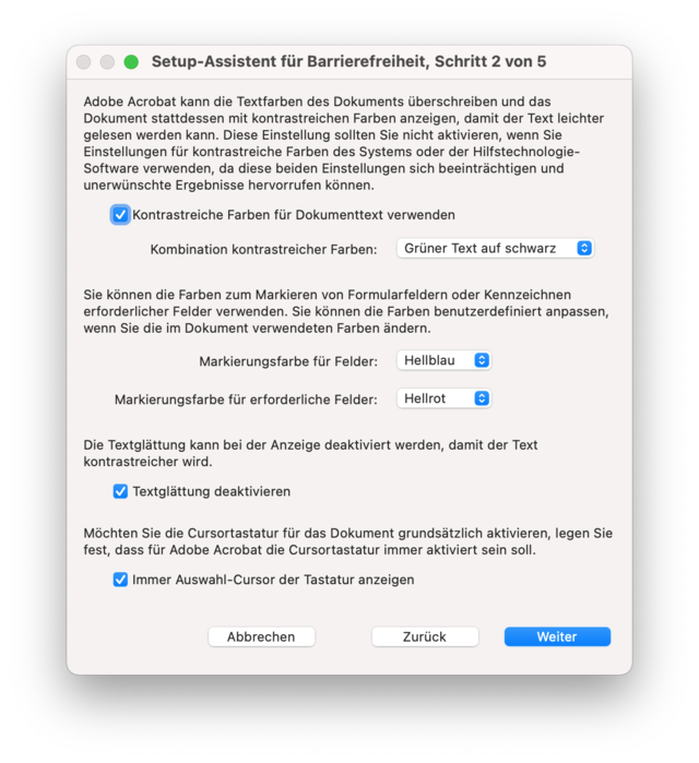 Kontrast einer PDF-Datei erhöhen | Adobe Acrobat