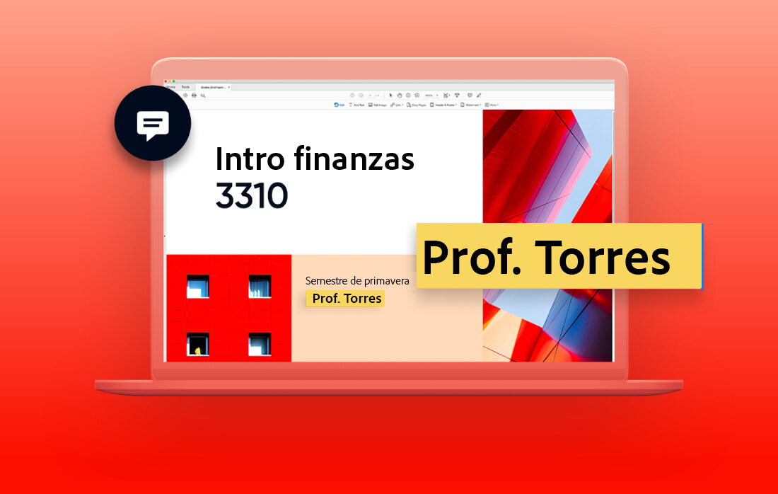 Soluciones de PDF de Adobe Acrobat para estudiantes