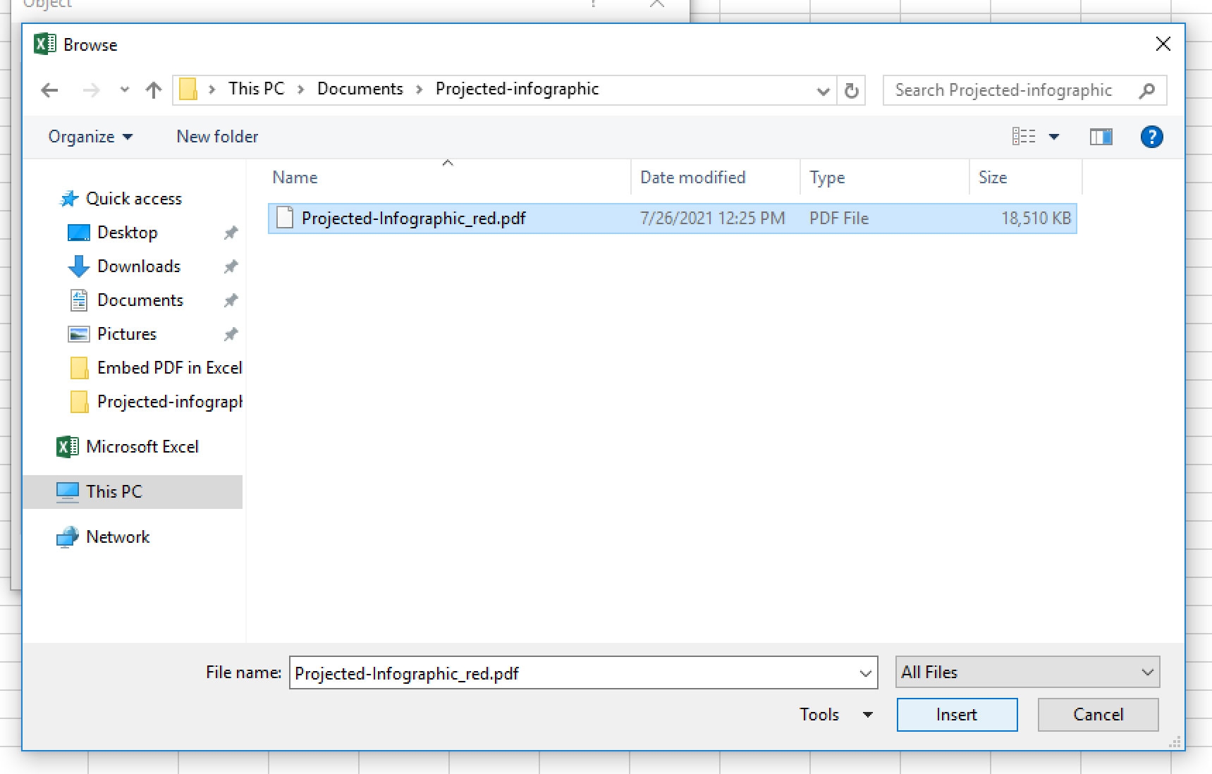 How to Embed a PDF in Excel | Adobe Acrobat