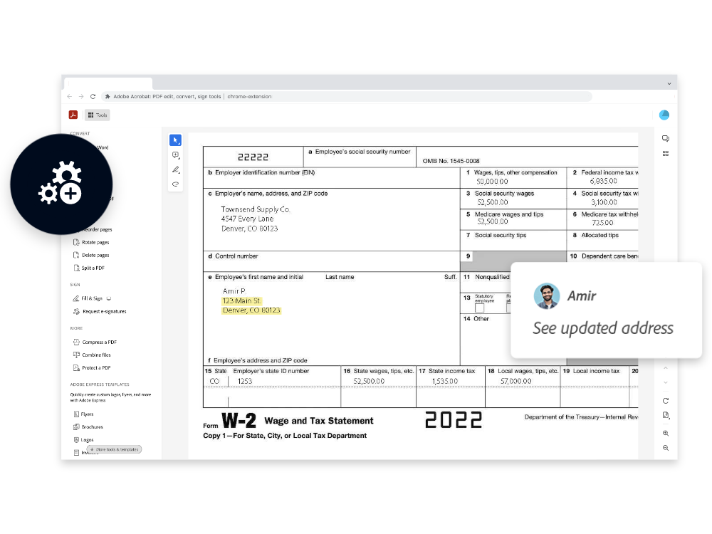 Scan tax documents: Easy online tax preparation | Adobe Acrobat