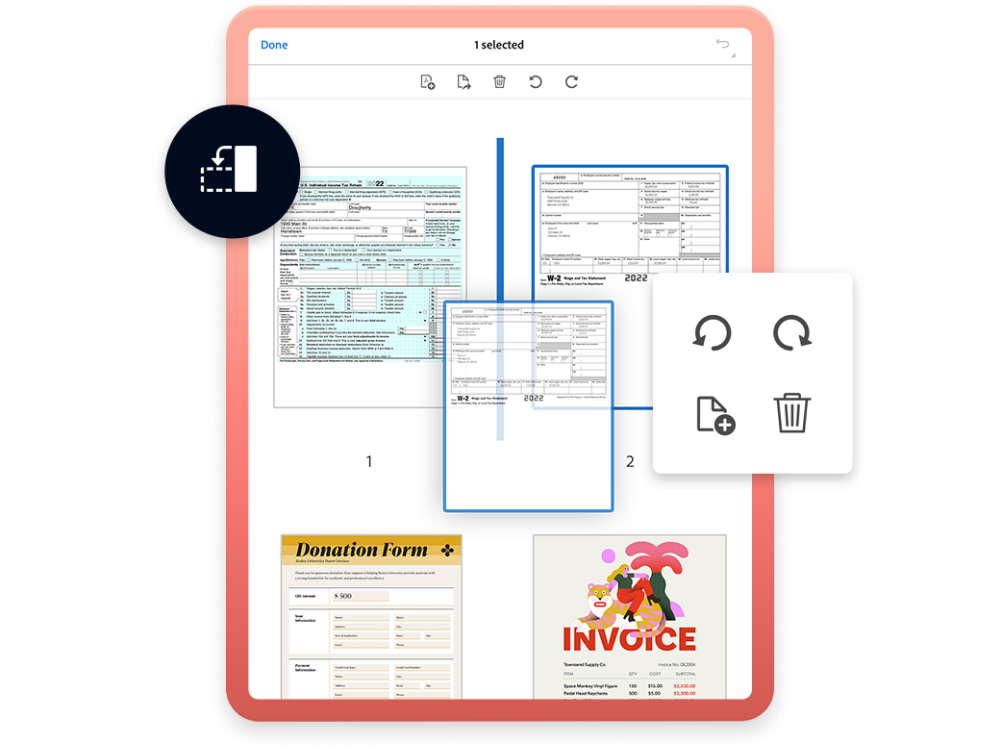 Scan tax documents: Easy online tax preparation | Adobe Acrobat