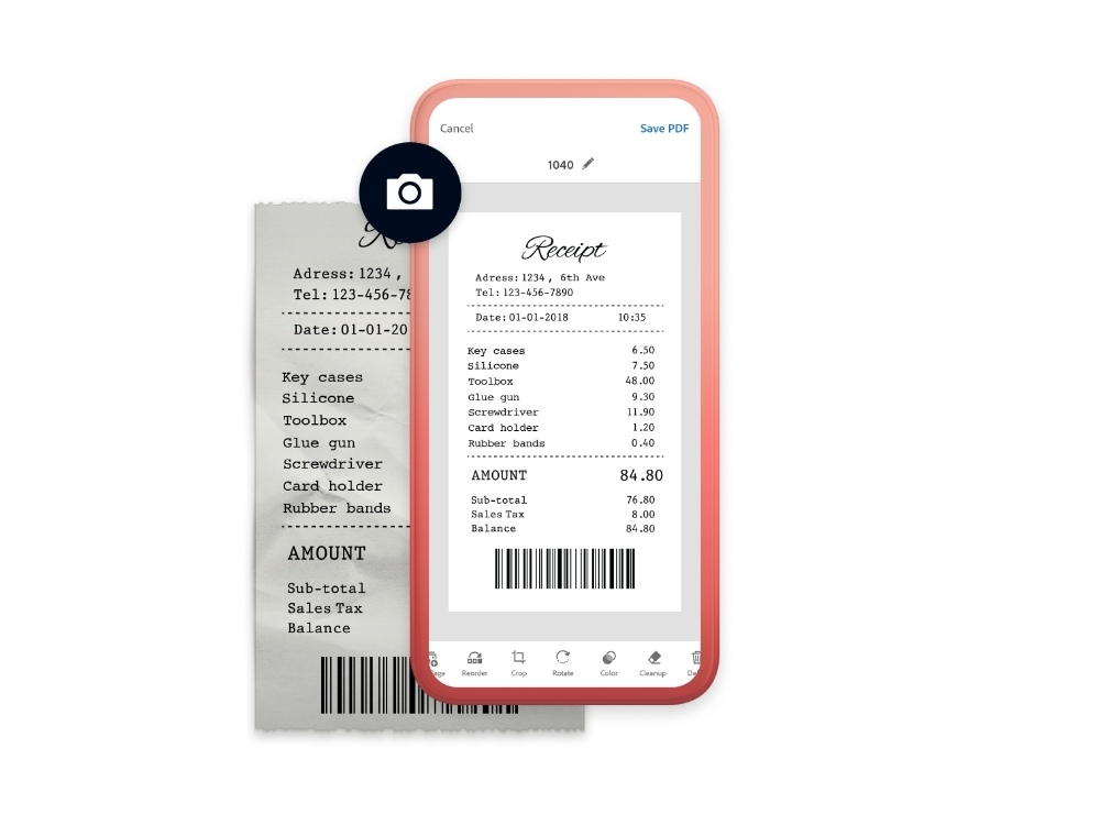 Scan tax documents: Easy online tax preparation | Adobe Acrobat