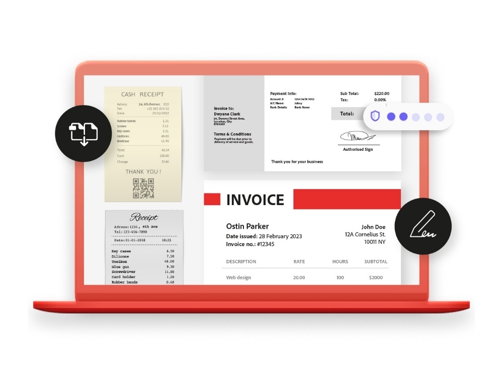 Scan tax documents: Easy online tax preparation | Adobe Acrobat