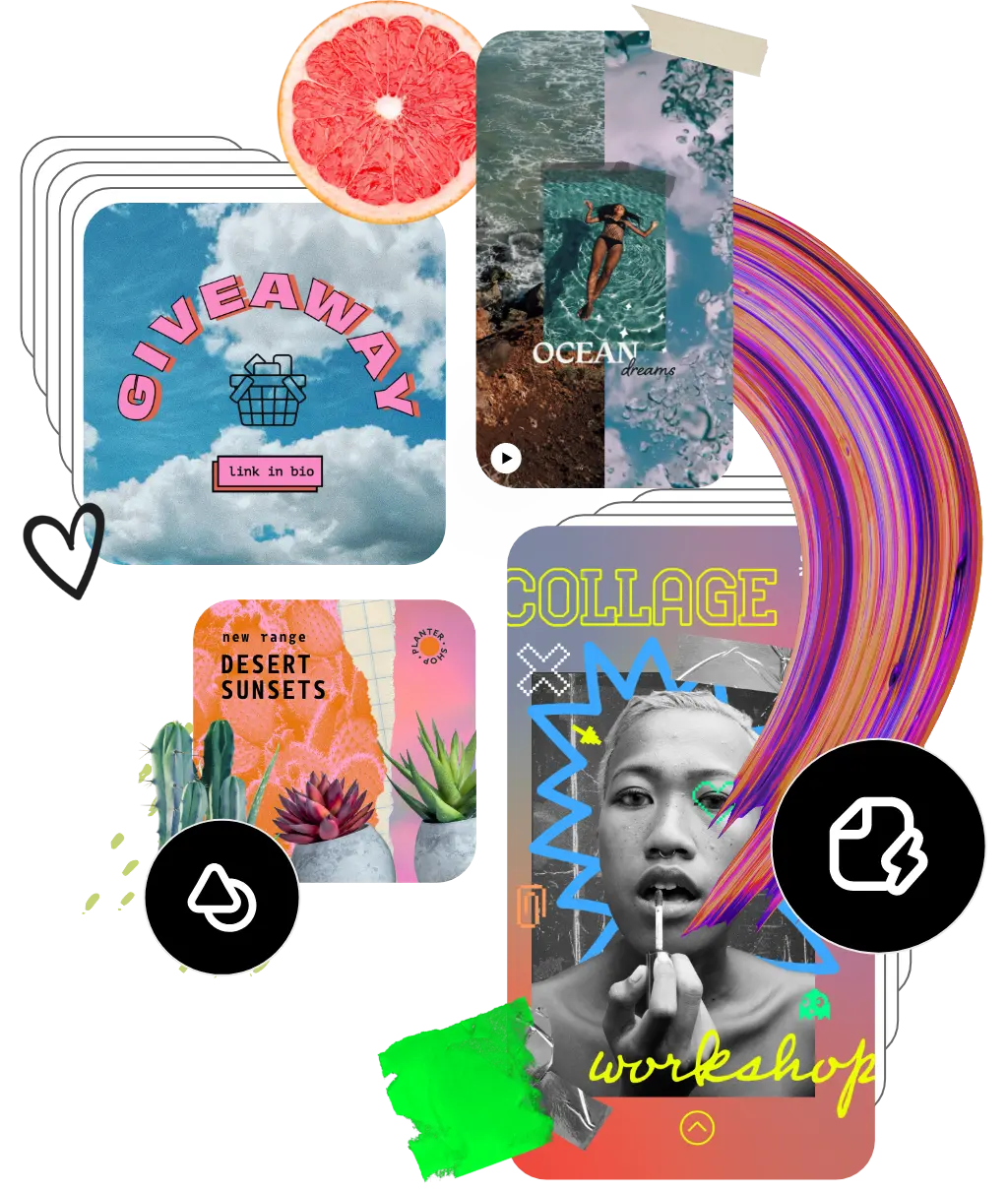 Bilder mit Text erstellen, kostenlos | Adobe Express