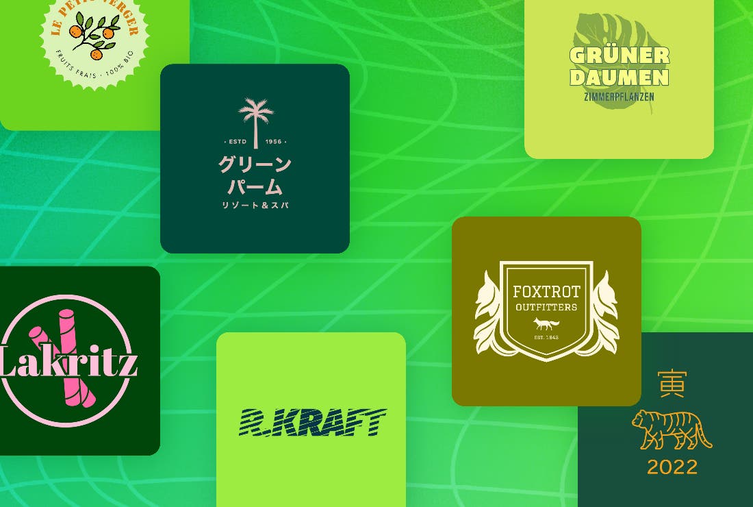 10 bekannte grüne Logos und wie du dein eigenes erstellst.