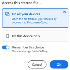 Settings — Acrobat Reader Help
