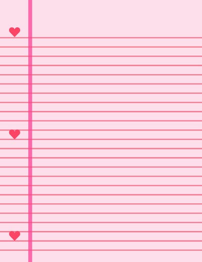 Printable Love Letter Paper