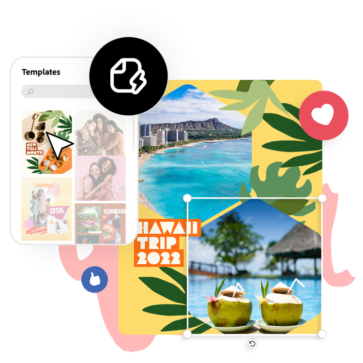 Free Online Side by Side Collage Maker | Adobe Express