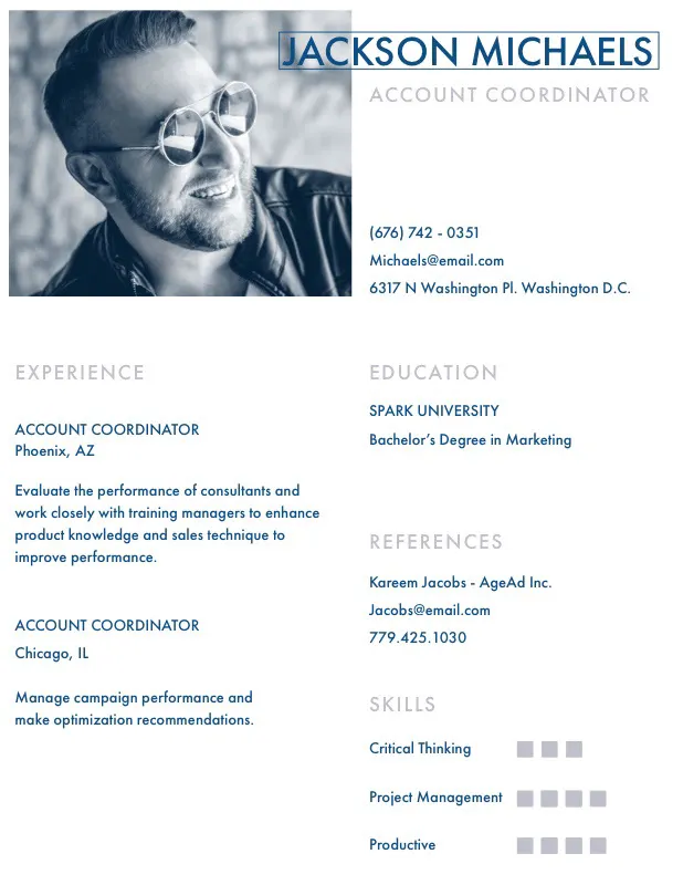 75 Impressive Resume Examples for Any Jobs | Adobe Express