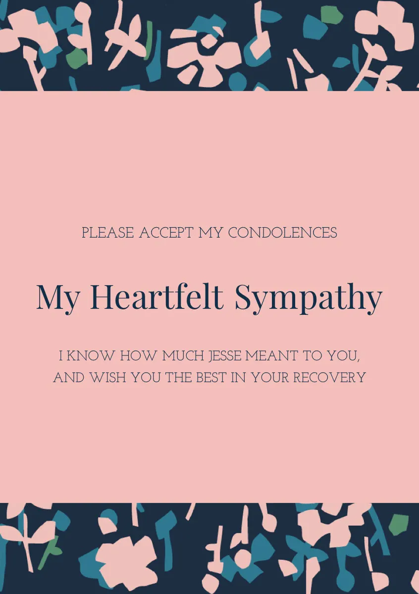 Messages of Condolence for Sympathy Cards | Adobe Creative Cloud Express