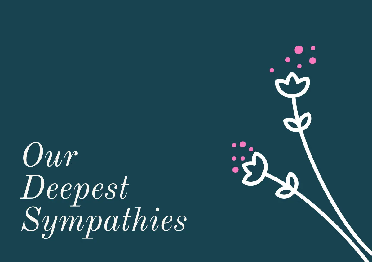 Messages of Condolence for Sympathy Cards | Adobe Creative Cloud Express