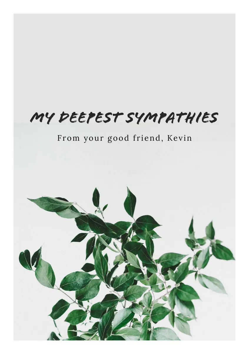 Messages of Condolence for Sympathy Cards | Adobe Creative Cloud Express