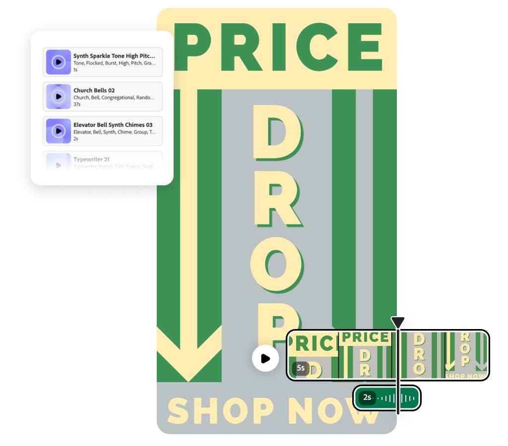 Add a Bell Sound Effect for Free | Adobe Express