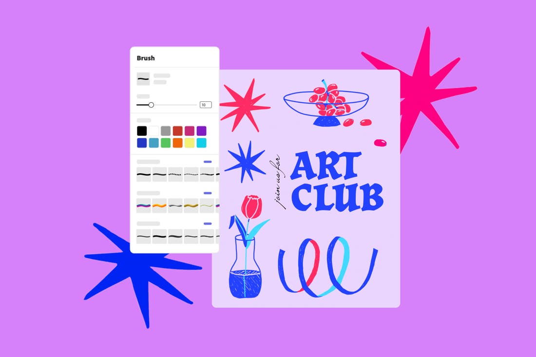 The top 5 ways to use new drawing tools in Adobe Express for Education