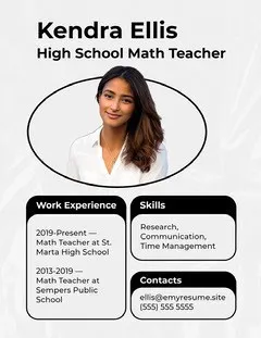 Create an “All about me poster” to introduce yourself to new students.