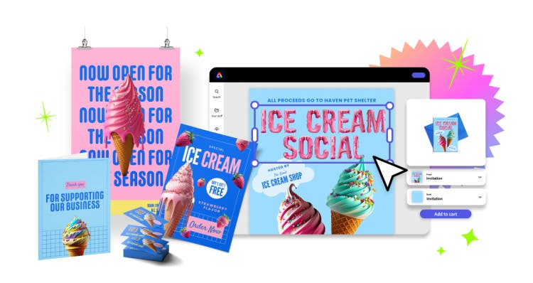 Design & Print: Bring Your Ideas to Life | Adobe Express