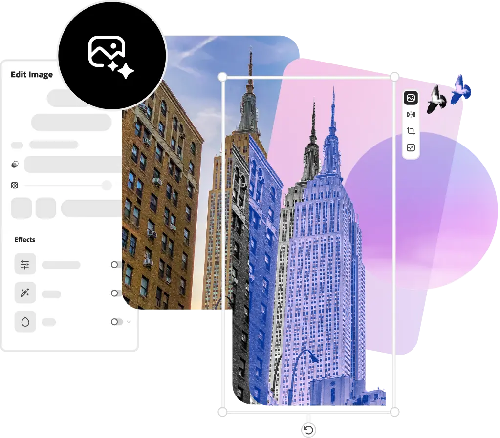 Create beautiful graphics, web pages, and video stories – in minutes.