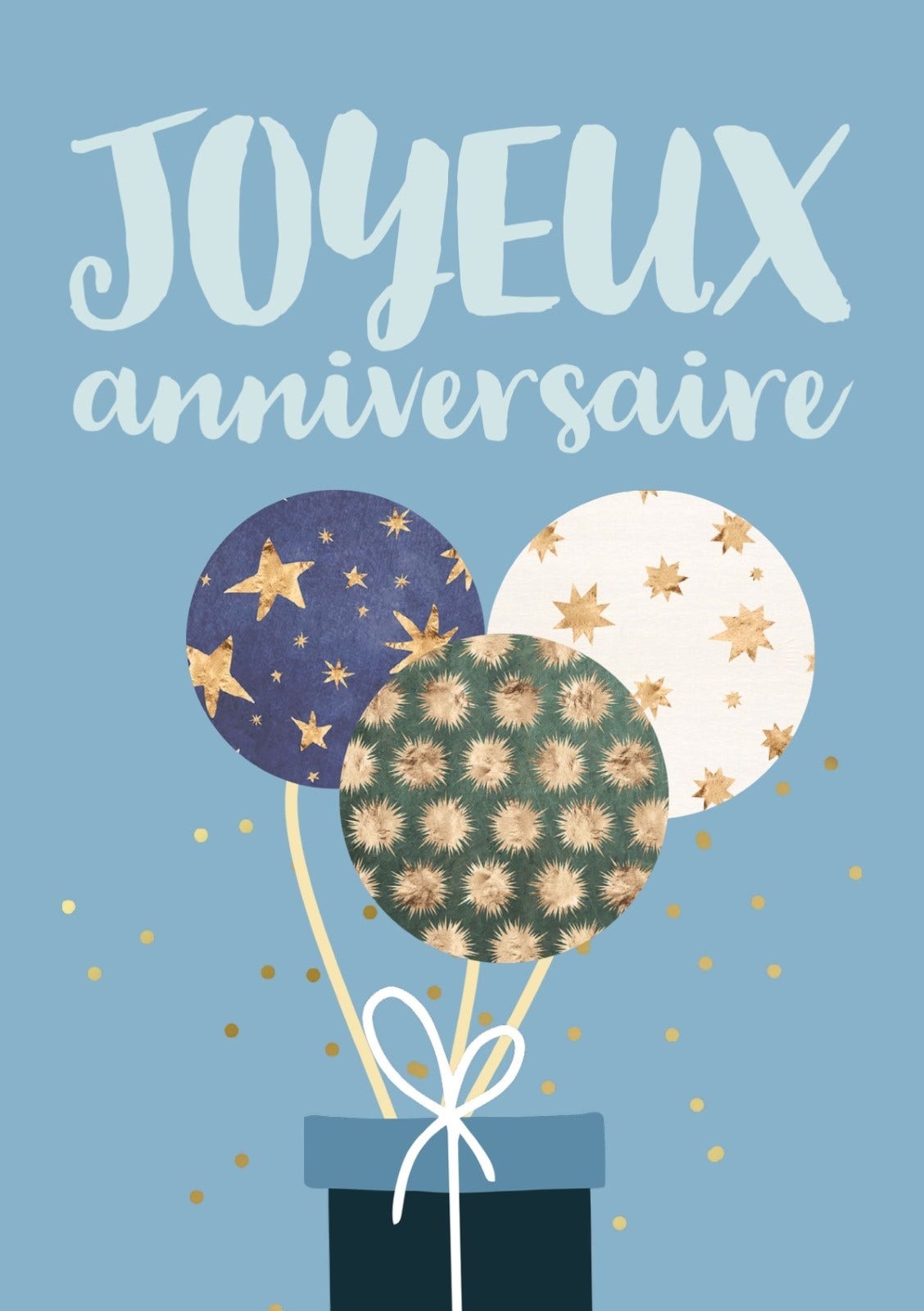 Certificat De Joyeux Anniversaire à Colorier