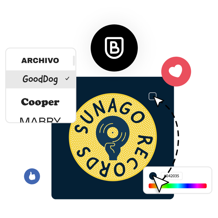 Créateur de logo rond gratuit : créer un logo rond gratuits en ligne en ...