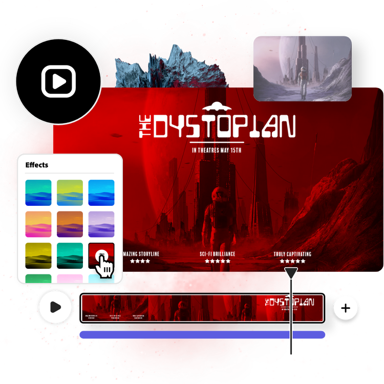 Créez un intro de film avec de la musique | Adobe Express