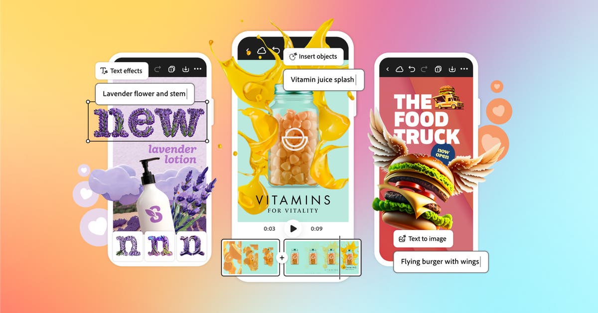 Démarquez-vous avec la nouvelle application mobile Adobe Express