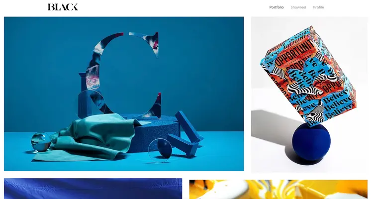10 exemples de portfolio graphismes | Adobe Express