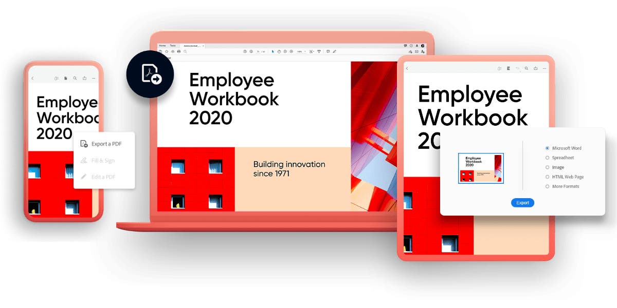 Exporta archivos PDF | Adobe Acrobat