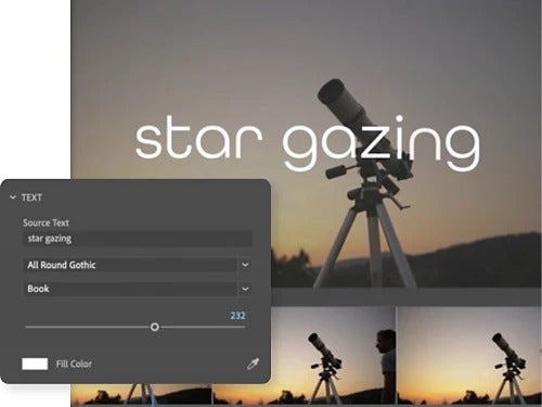 Motion graphics & animated titles - Adobe