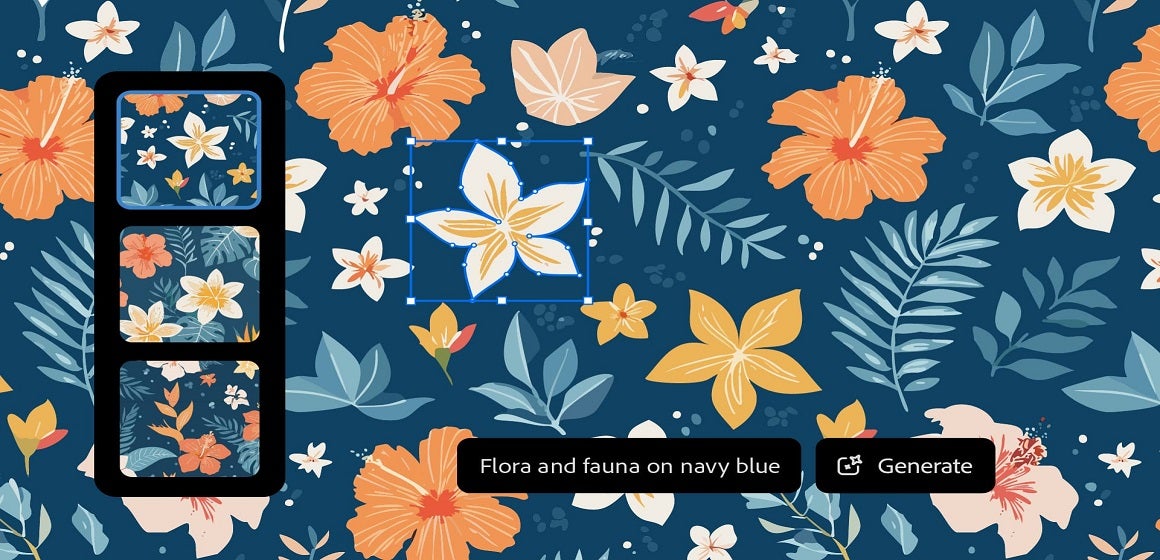AI Pattern Generator - Text to Pattern - Adobe Illustrator