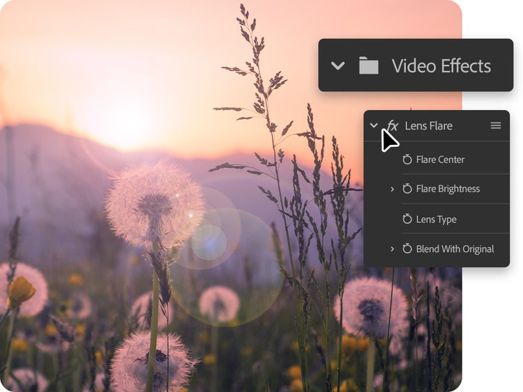 Efek dan Transisi Video - Adobe