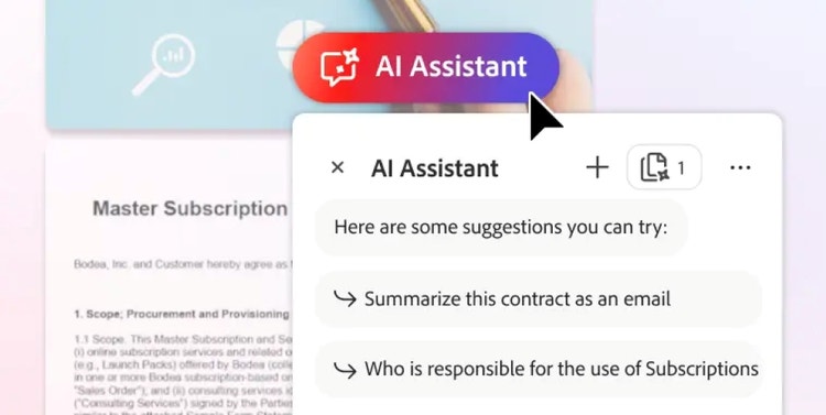 How to use AI for contract analysis and review | Adobe Acrobat India
