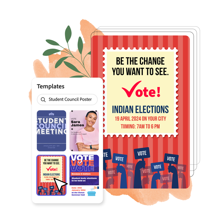 Student Body Campaign Posters Free Student Council Poster Templates