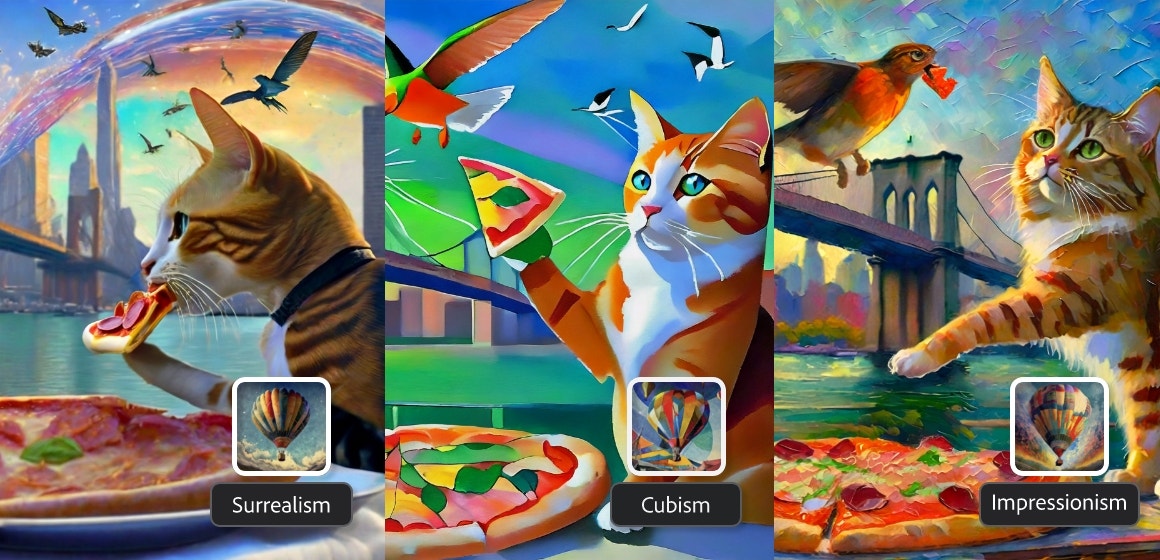 7 art styles for AI prompts - Adobe Firefly