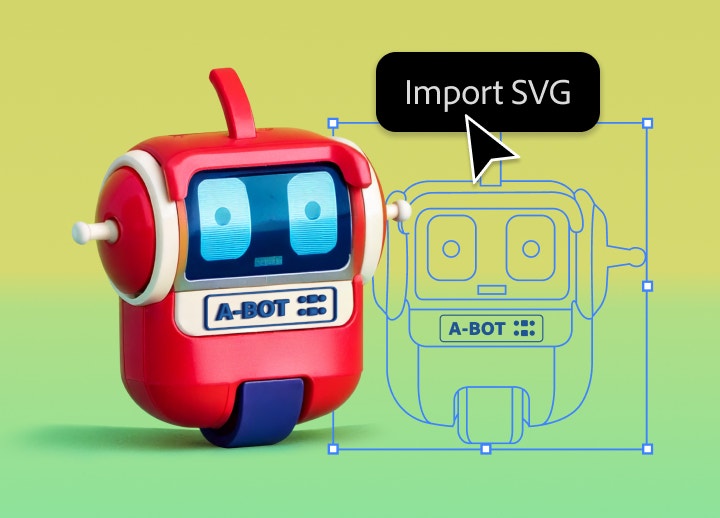 illustrator vector to 3d