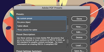Postcard design software | Adobe InDesign
