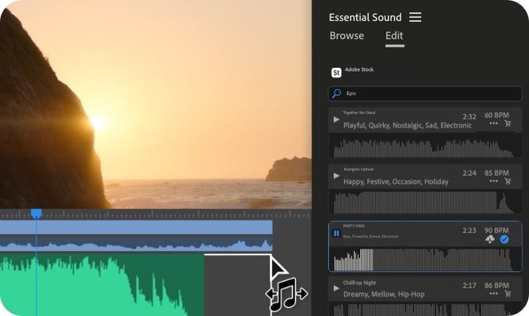 Professional video editing software | Adobe Premiere Pro