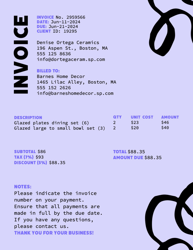 Generatore di fatture personalizzate con modelli online: creare fatture ...